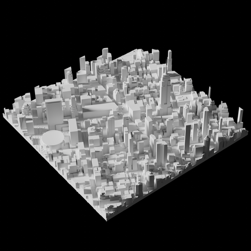 🆕 New York City Midtown Manhattan 3D Print File | STL file for 3D ...