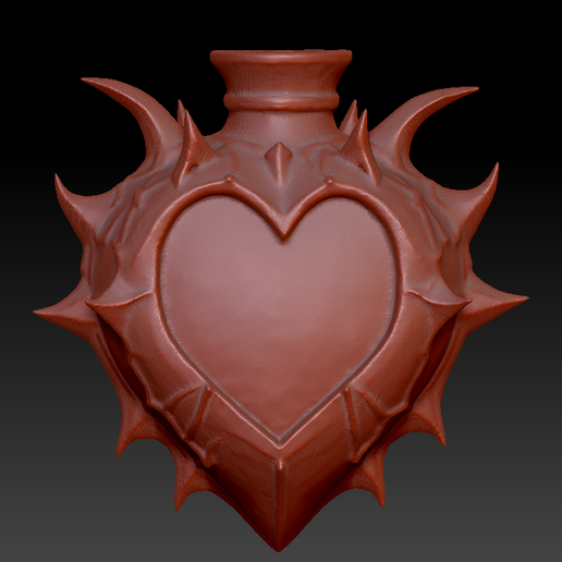 STL file Love Thorn Potion ️‍🔥 ・Template to download and 3D print・Cults