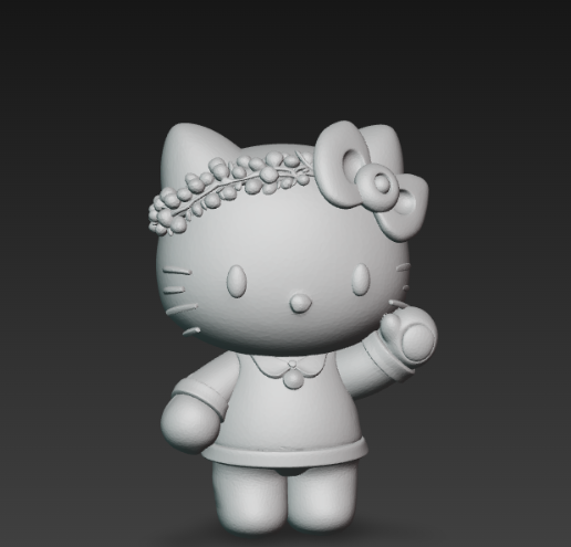 👋 hello kitty・Free STL File for 3D printing・Cults