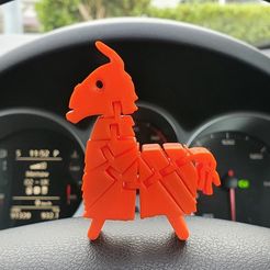 3D printable Fortnite inspired llama flex keychain・Cults