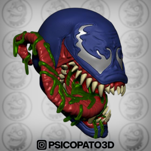 🦸 Venom Heads for Marvel Legends・ STL File for 3D printing・Cults
