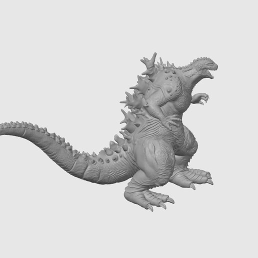 🎬 Godzilla・ STL File for 3D printing・Cults