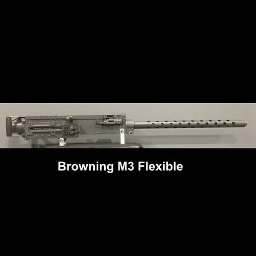 🔫 Browning AN/M2, M3, FN M3M & M3P 50 Caliber Machine Gun Prop 1:1・ STL ...