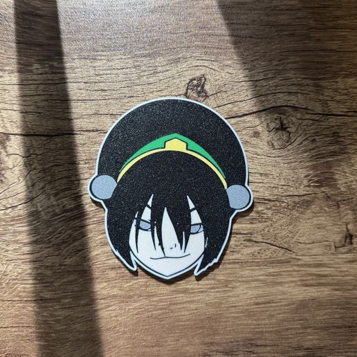🧲 Toph Avatar Magnet (multi-color)(8x3mm magnets)・Free STL File for 3D ...