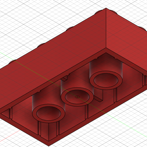 🚧 Construction brick 2x4・ 3MF File for 3D printing・Cults