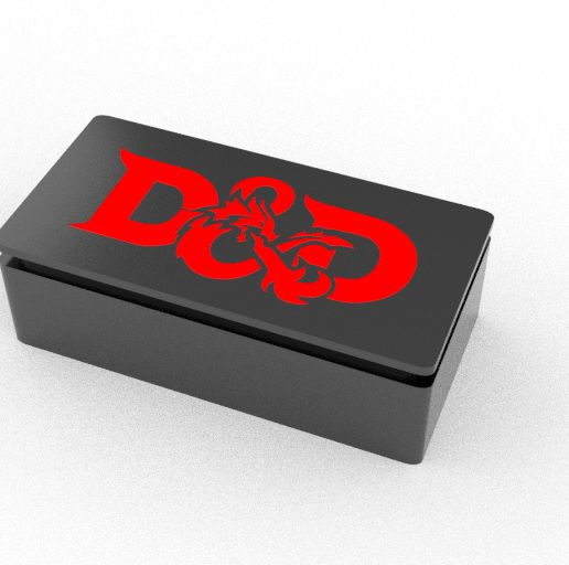 📦 DUNGEONS AND DRAGONS DECK BOX・ STL File for 3D printing・Cults