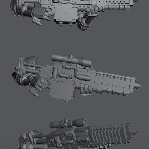 ⚔ Kitbash-Pattern Skitarii and Secutarii・Free 3D File for 3D printing・Cults