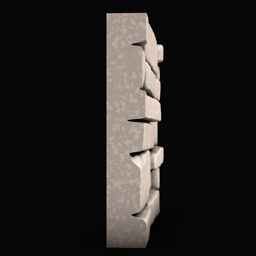 STL file Stone Wall 14 🏰 ・Template to download and 3D print・Cults
