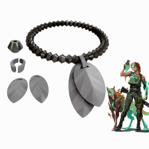 STL file Valorant Skye Necklace 🪵 (OBJ)・3D printable model to download ...