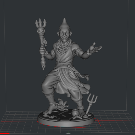 🗿 Exu Orixá - 3D Printable Spirit Sculpture v3・ STL File for 3D ...