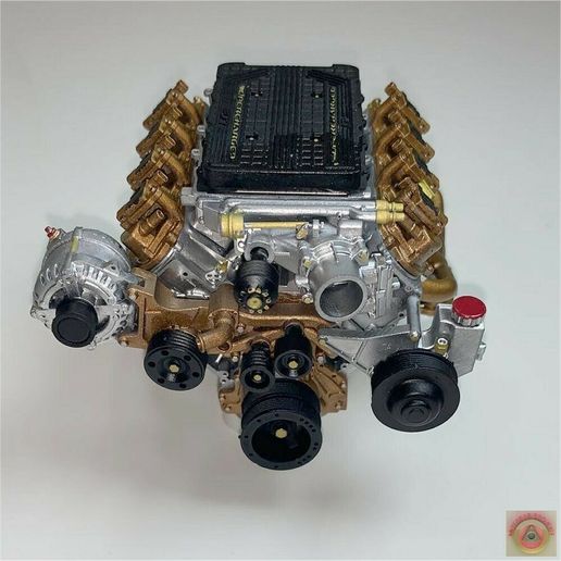 🚙 CHEVROLET CAMARO ZL1 - LT4 ENGINE・ STL File for 3D printing・Cults