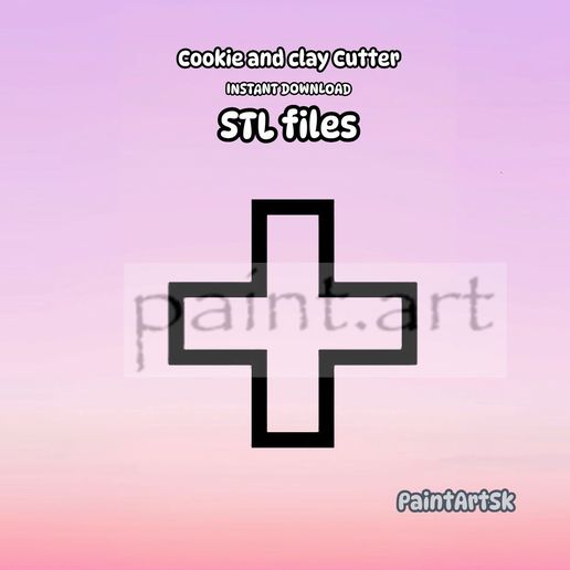 STL file Plus Math Symbol Cookie Cutter, Math Cookie cutter, Cookie ...