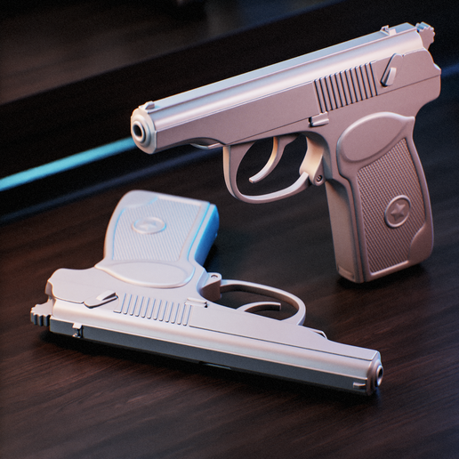 🔫 Makarov Pistol COD - Tarkov - Sovietic Gun - Adapted to print・ STL ...
