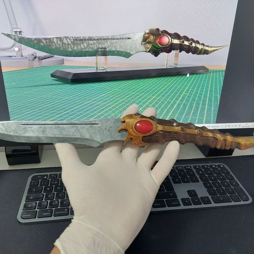 🗡️ Aegon Dagger - the dragon house・ OBJ File for ・Cults