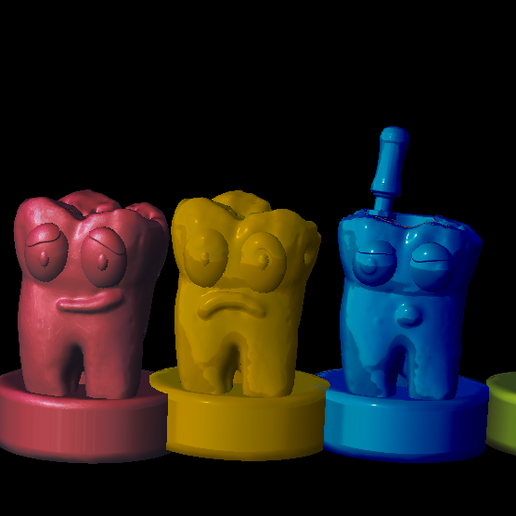 💊 Animated Teeth・ 3D File for 3D printing・Cults