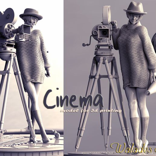 🎦 Cinema・ 3D File for 3D printing・Cults