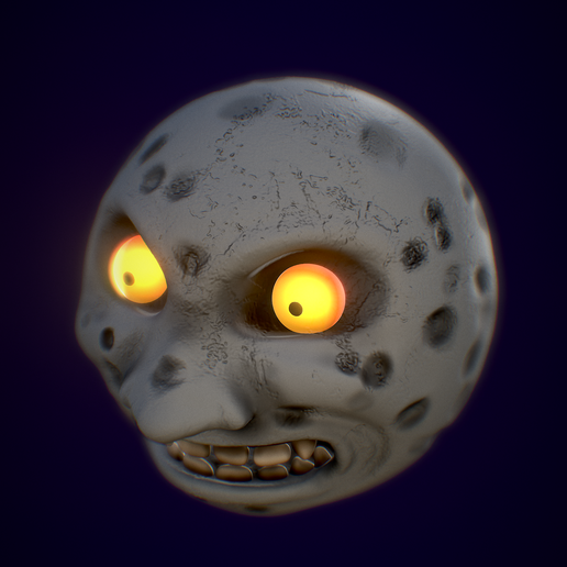 🌙 Moon Majora's Mask・ STL File for ・Cults