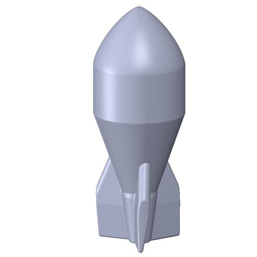 🥔 Vortex, aerodynamic potato cannon projectile・ STL File for 3D ...