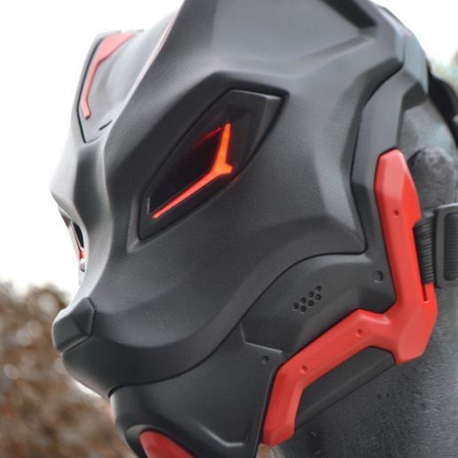 🦊 Evo Fox - cosplay sci-fi mask - digital stl file for 3D-printing・ OBJ ...