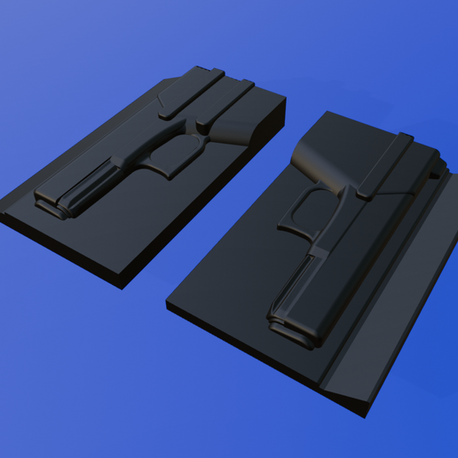 🔫 Glock G22 torsion mold left-handed.・ STL File for 3D printing・Cults