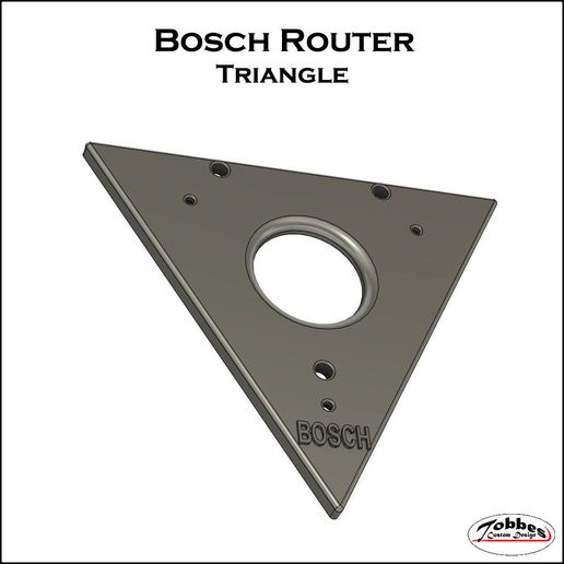 🟣 Bosch Router Circle Jig・ STL File for ・Cults