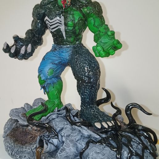 3D printed Venomized Hulk • made with Anycubic photon m3 max・Cults