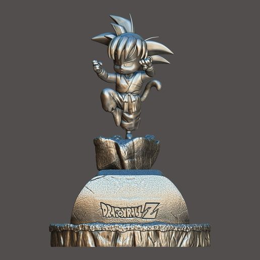 STL file SON GOKU TRAINING - JOYSTICK HOLDER - DRAGON BALL 🕹️ ・3D print ...