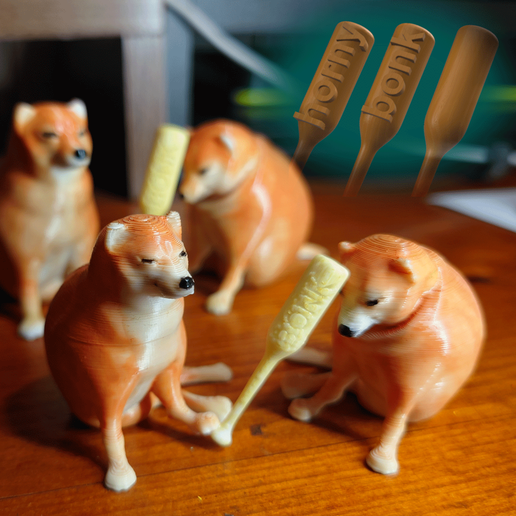 Free 3D file Bonk 🐕 ・3D printable model to download・Cults