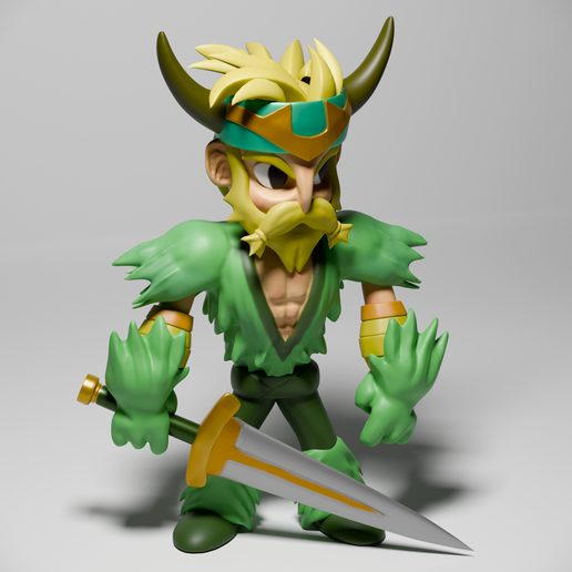 Free STL file Bodvar Brawhalla 👾 ・3D printer design to download・Cults