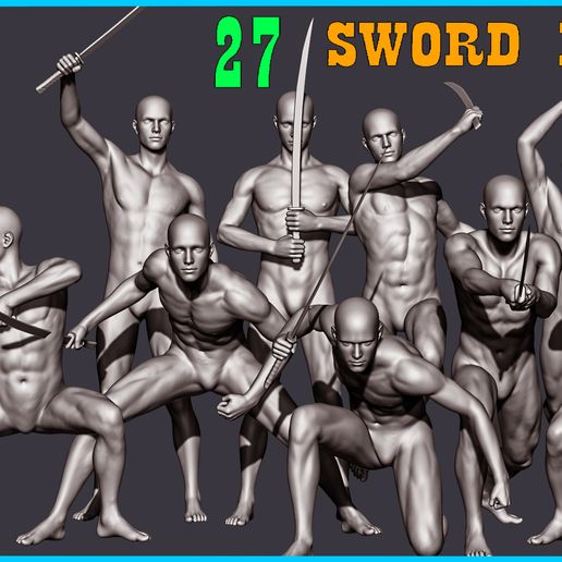 human poses reference 3d