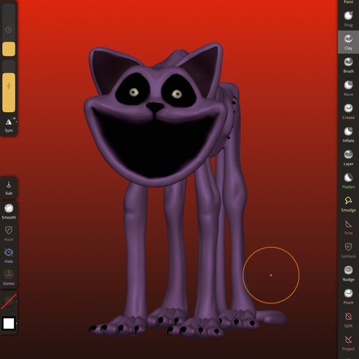👾 Catnap nightmare・ STL File for 3D printing・Cults