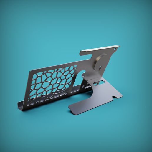 📞 DIY SHEET METAL PHONE STAND DXF FOR CNC・ DWG File for 3D printing and ...