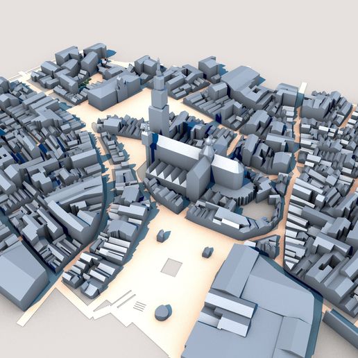 🇧🇪 Cathedral of Our Lady Antwerp Belgium・ 3D File for 3D printing・Cults