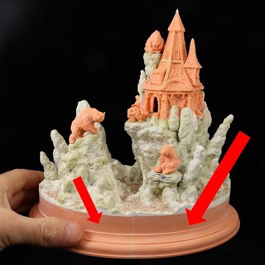 🎲 Base 17 - Oval Big Diorama Base - Full, Half and Quader Cut・ 3D file ...
