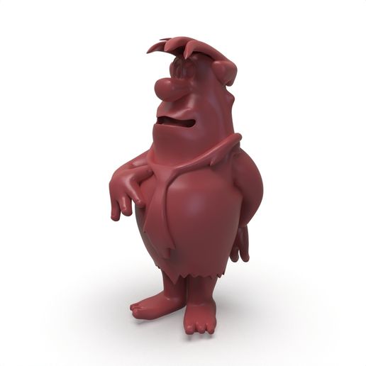 🏢 Fred Flintstone 3D Printable Model・ STL File for 3D printing・Cults