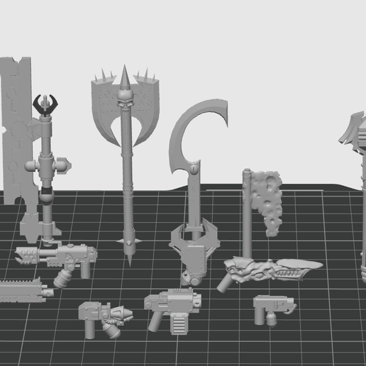 🔫 mega construx weapons pack 2・Free STL File for 3D printing・Cults