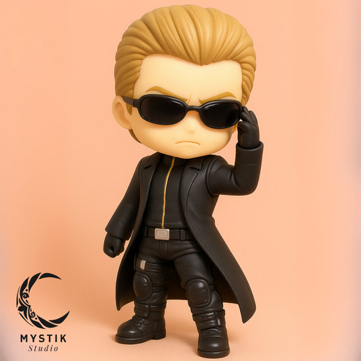 👾 Albert Wesker Chibi - 3D Printable Figure : Residual Evil・ STL File ...