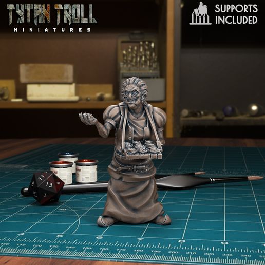 3D file Curse of Strahd - Morgantha - Pre-Supported 🧛 ・3D printing ...