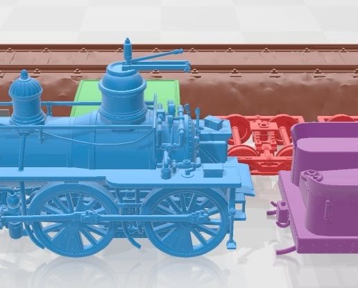 😤 General 4 4 0 Steam Locomotive Printable・ 3D File for 3D printing・Cults