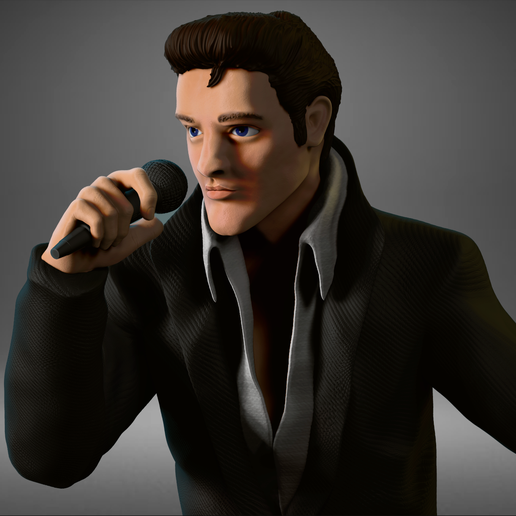 🪨 Elvis Presley - Full Body・ STL File for 3D printing・Cults