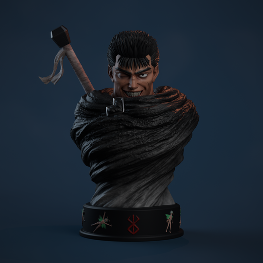 💬 Guts Slasher Smile・ STL File for 3D printing・Cults