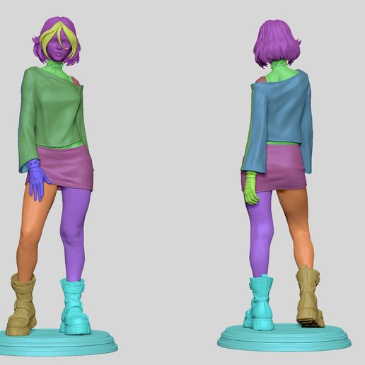 🎨 Rogue - Xmen Evolution 3D Print・ STL File for ・Cults