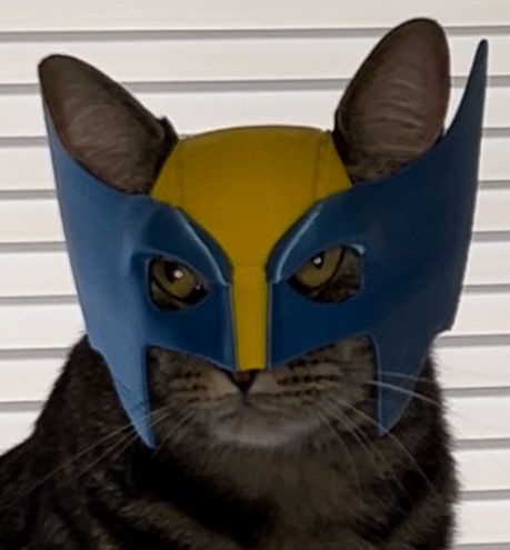 🐱 Wolverine Cat Mask・ 3D File for 3D printing・Cults