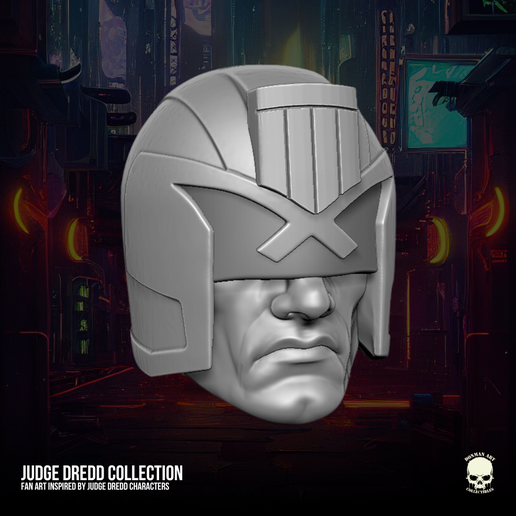 🧑‍⚖️ Judge Dredd fan art 3D printable file for action figures・ STL File ...