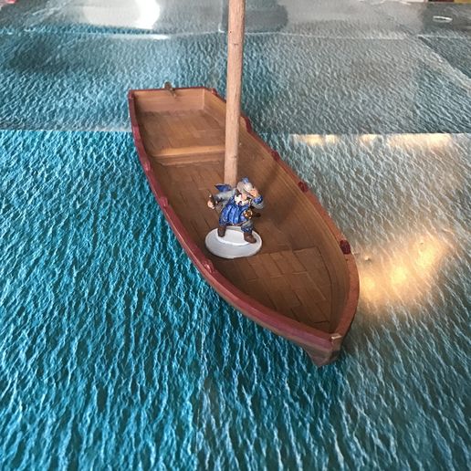 🤏 Small sailing ship for tabletop/wargaming, 28mm・Free 3D File for ・Cults