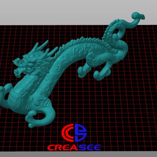 🐉 chinese dragon statue decoration・ STL File for 3D printing・Cults