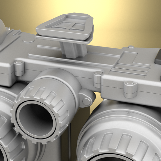 🔫 Airsoft PSQ-36 Thermal Fusion Night Vision Goggle Hollow body・ STL ...