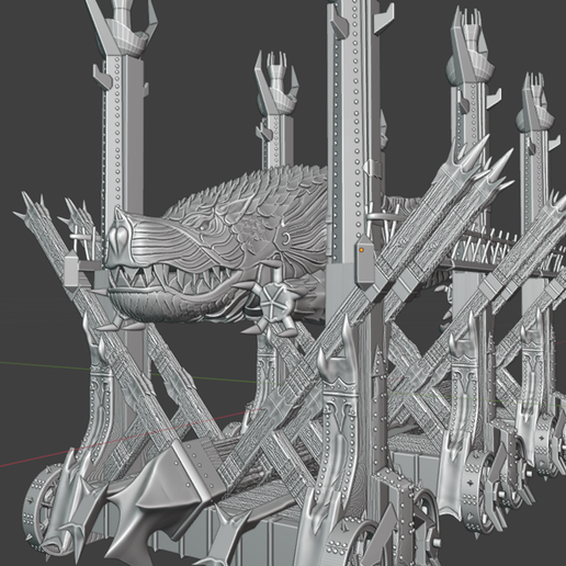🌍 The Grond. Middle earth battering ram | LotR・ 3D File for 3D printing ...