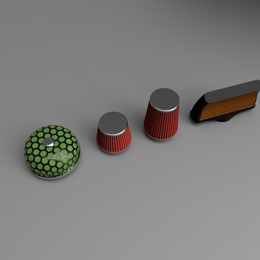💭 Air Filters Set・ STL File for 3D printing・Cults