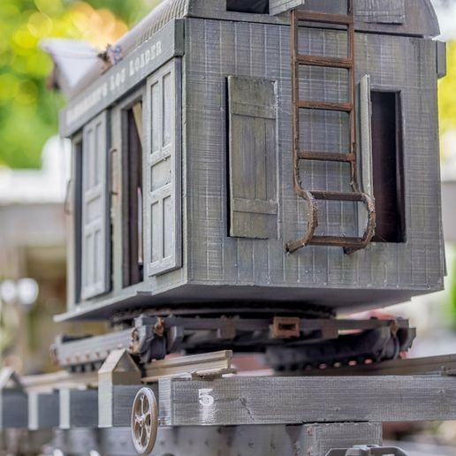 🚆 Barnhart Log Loader G Scale・ STL File for 3D printing・Cults